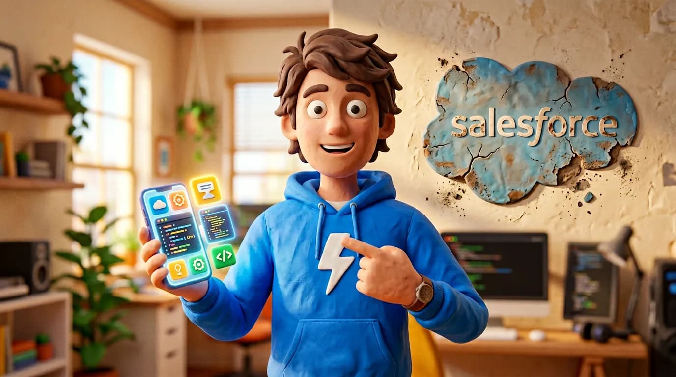 Custom-built CRM in Blink vs Salesforce — same core features for 90% less cost