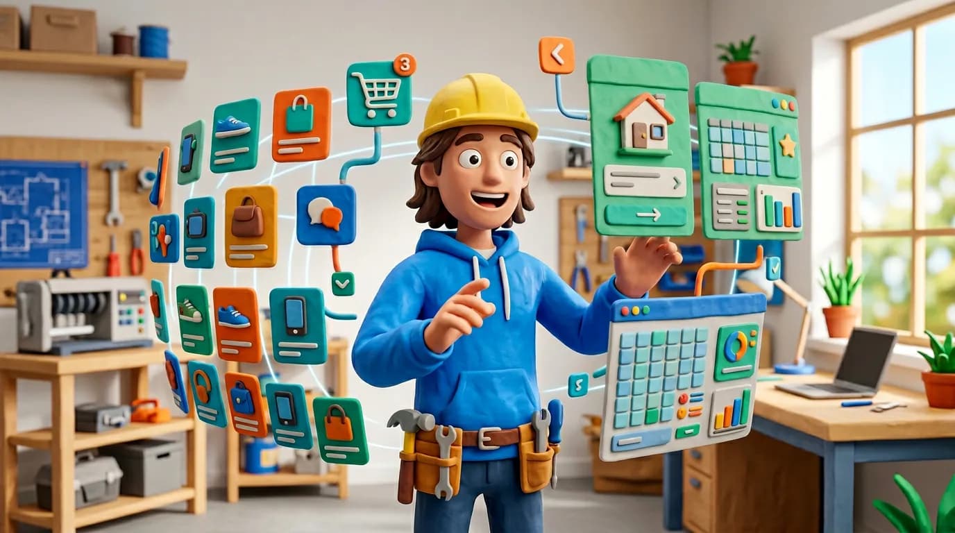 Building an e-commerce site with Blink — product listings, cart, payments, and user accounts all included automatically