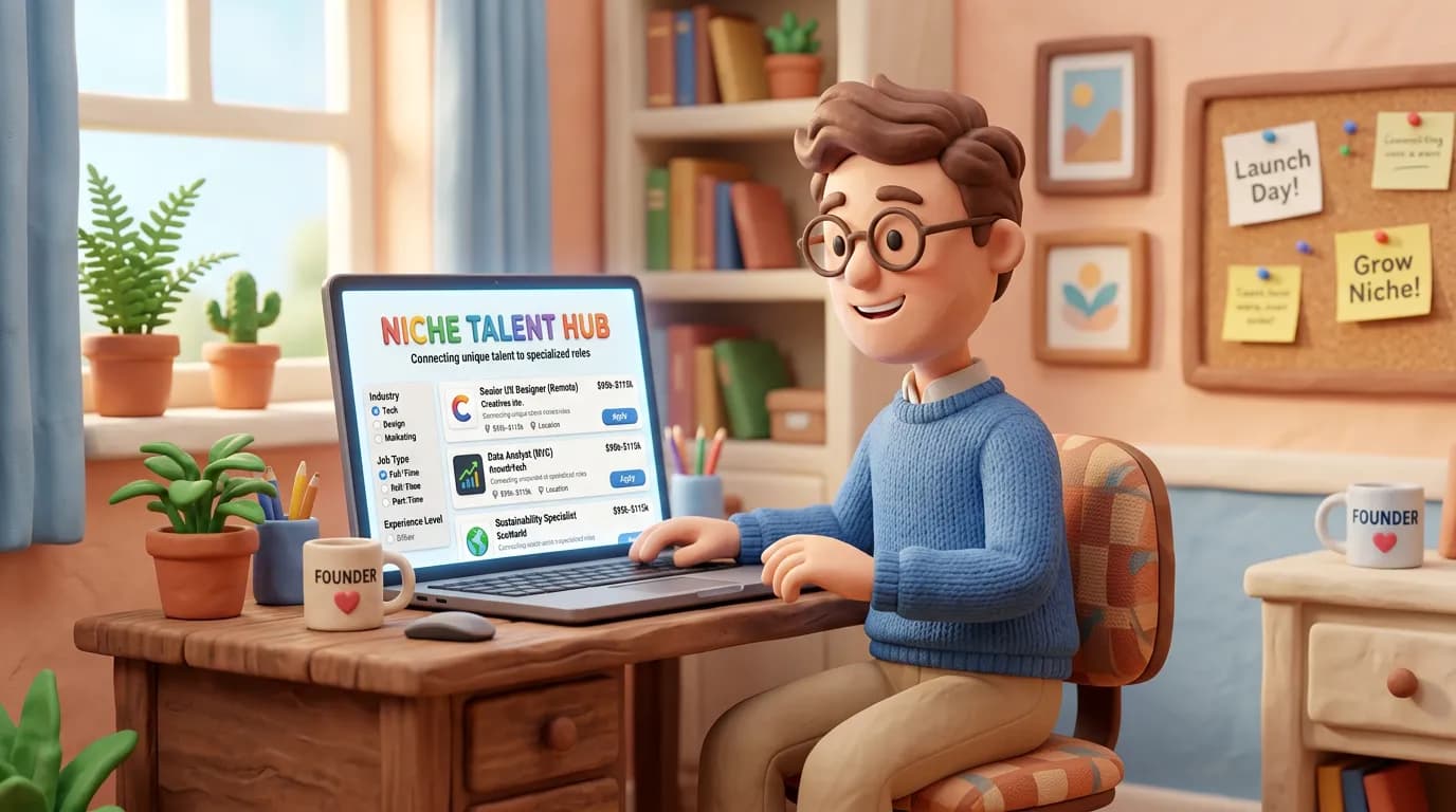 Niche job board built with AI — from idea to live in one afternoon