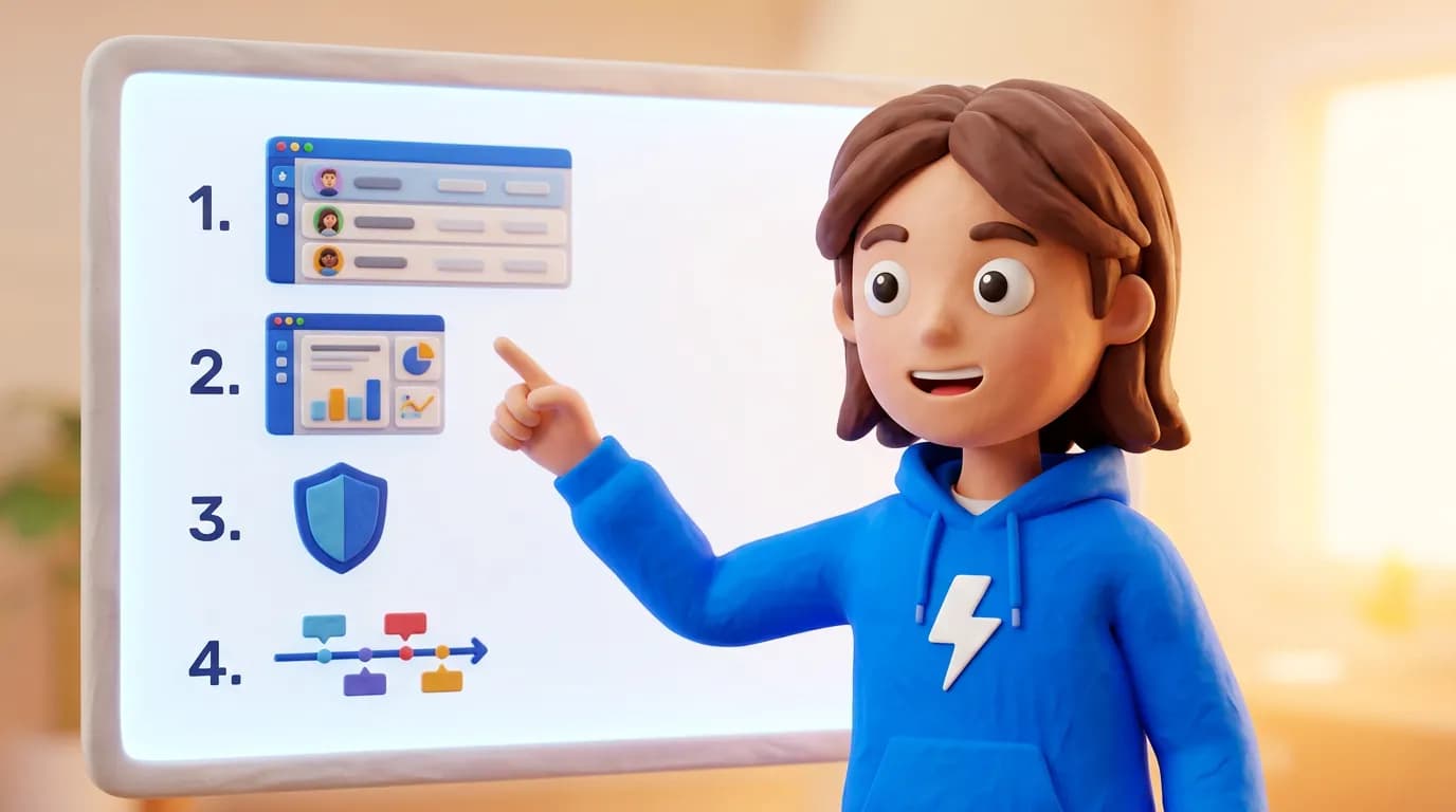 A complete admin panel has six components — building each one with Blink takes hours instead of weeks