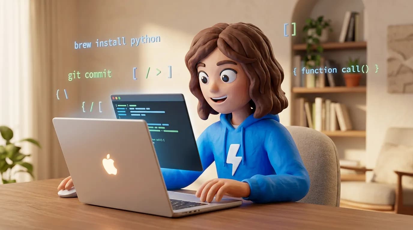 OpenClaw running on a MacBook — Terminal open with brew install and gateway running as a launchd service