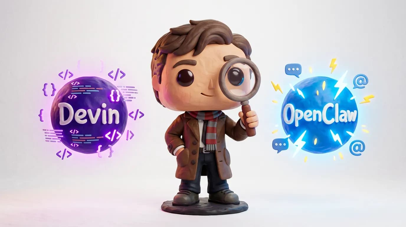 OpenClaw مقابل Devin: مقارنة بين وكيل الذكاء الاصطناعي متعدد الأغراض ووكيل البرمجة المتخصص