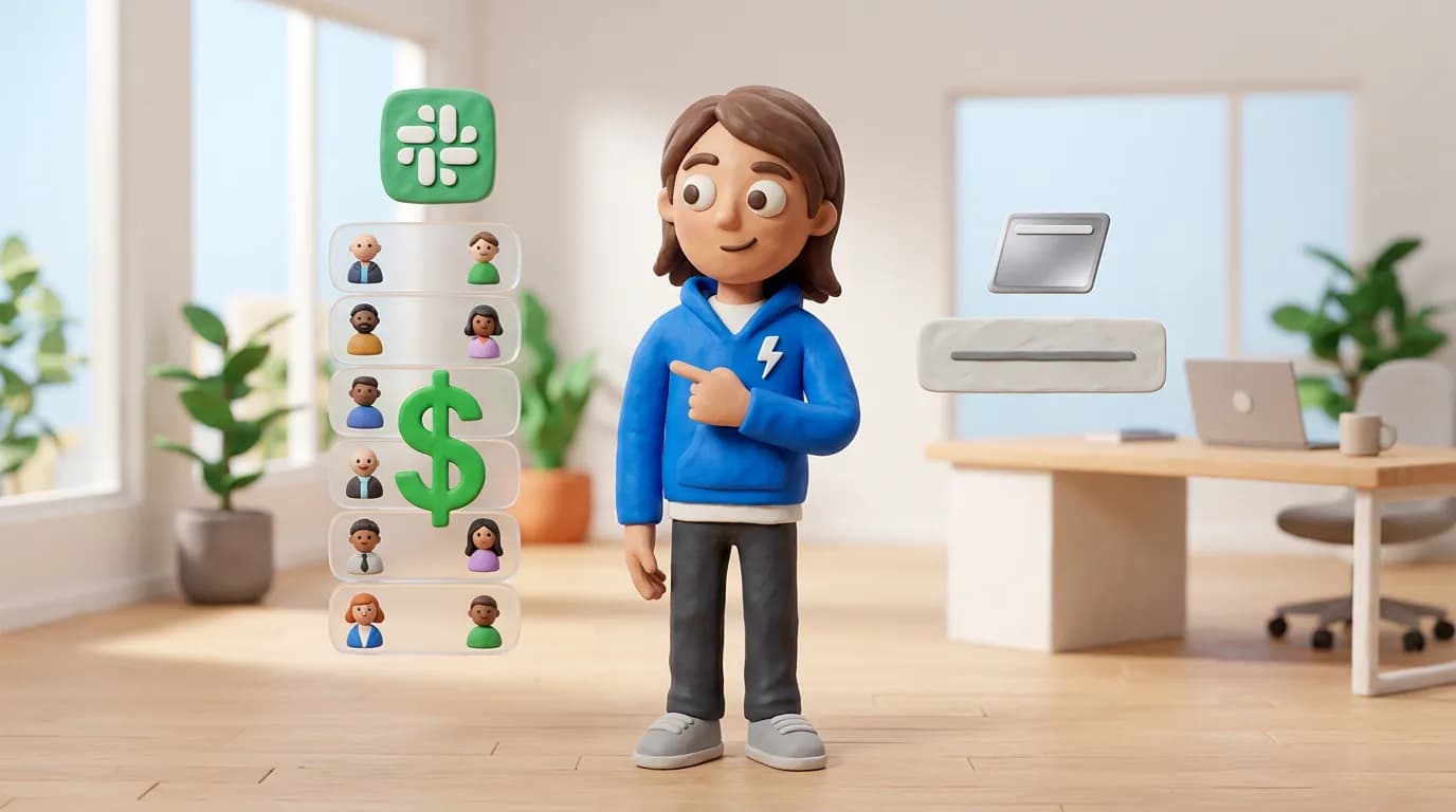 Slack's $7.25/user/month Pro plan scales with every hire — a custom chat build costs the same whether you have 10 users or 100