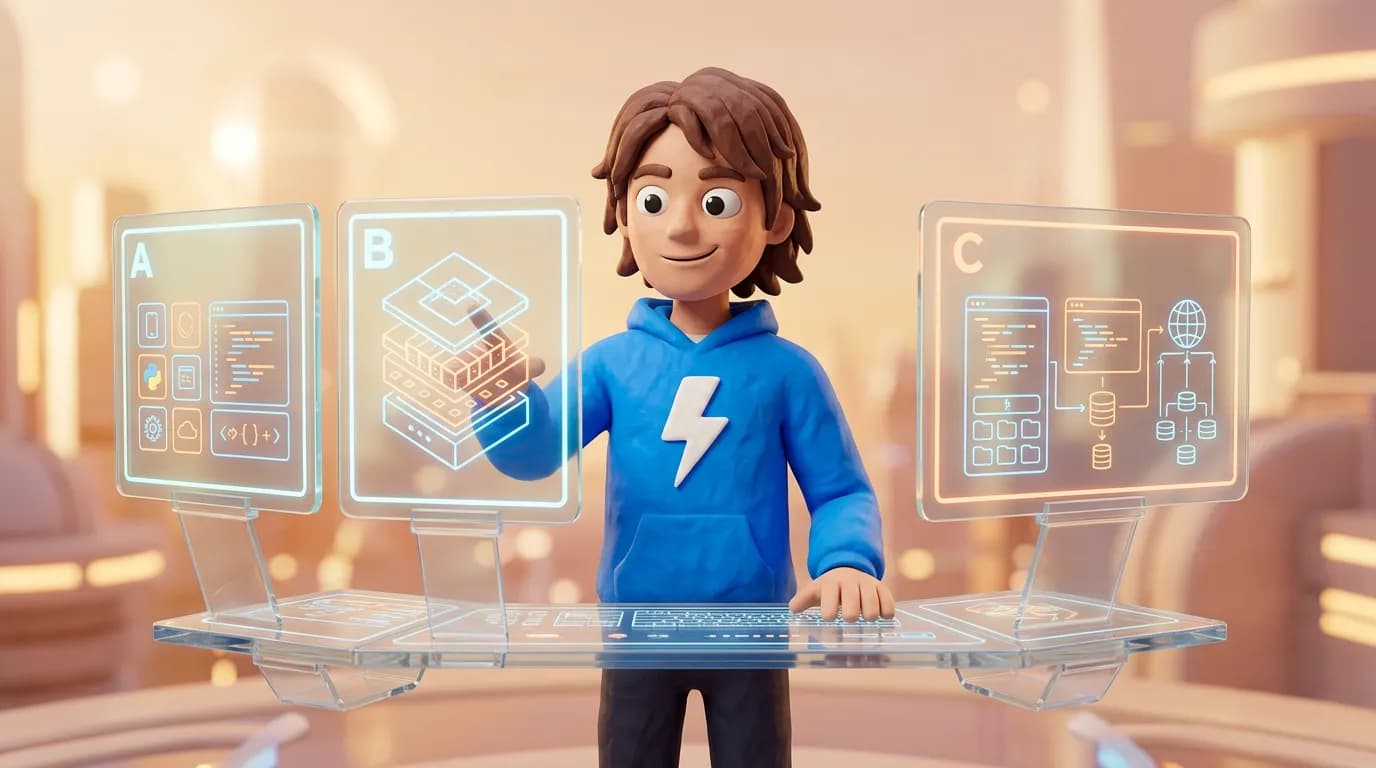 Choosing your vibe coding stack — three configurations for three types of builders, each optimized for a different level of technical experience
