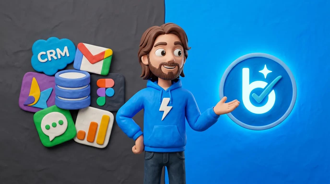 Before vs after: 6 separate SaaS tools vs a single Blink command — the infrastructure gap solved