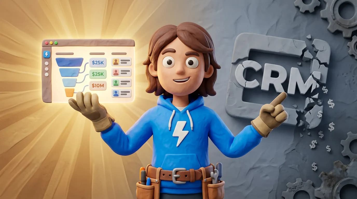 Build Your Own CRM With AI: Replace Salesforce for $0/Month in Per-Seat Fees