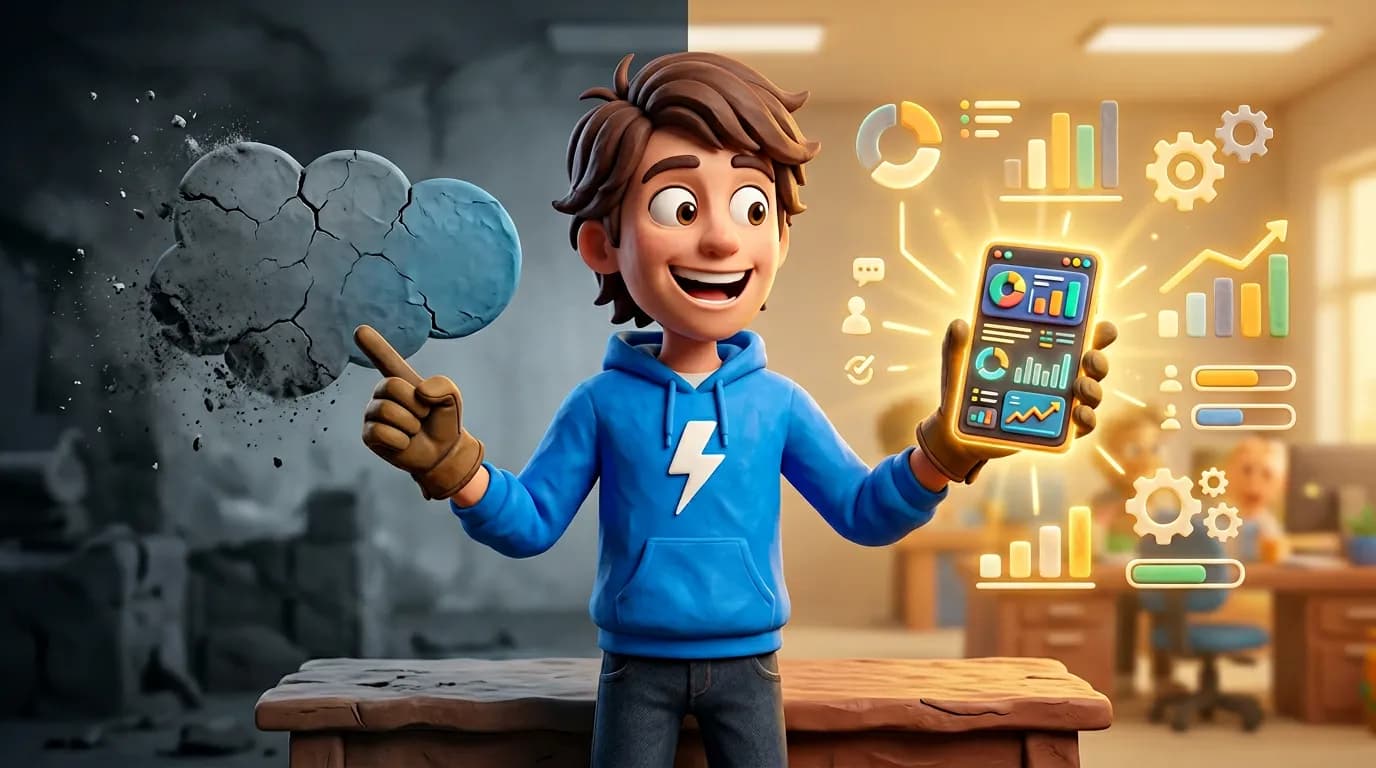 Build vs Buy: holding a custom CRM while Salesforce renewal notices crumble in the background — $12,000/year for features you don't use