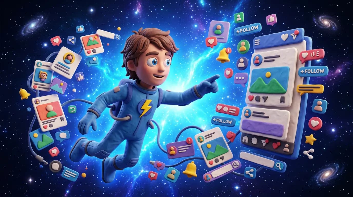 Building a social media app — the features that make it complex and how AI assembles them
