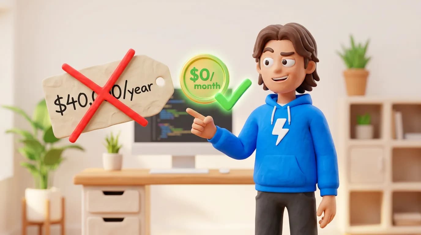 HubSpot $40K/year cost vs custom AI-built tool with no SaaS fees