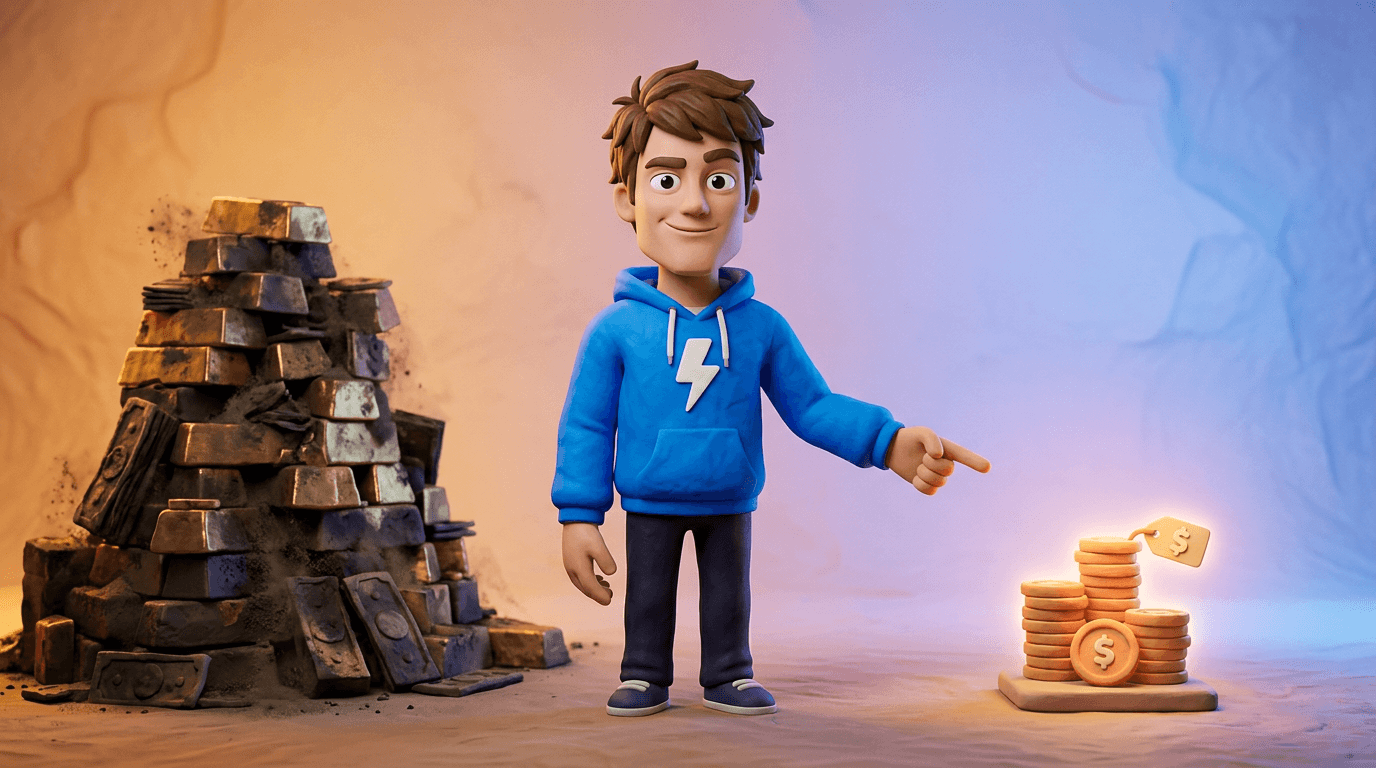 A small monthly platform cost vs a towering traditional agency budget — the founder chooses smart