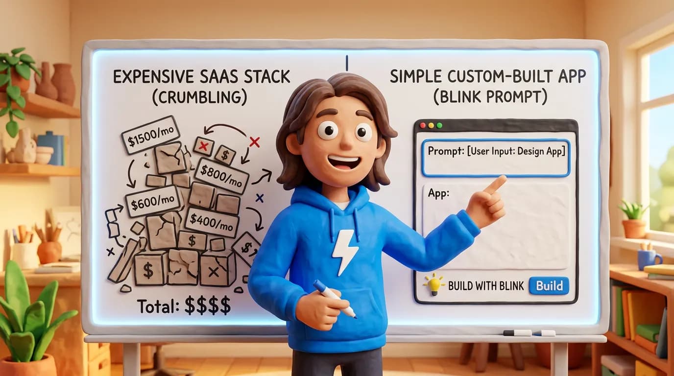 Replacing a $200/month SaaS subscription stack with a custom app built in one afternoon