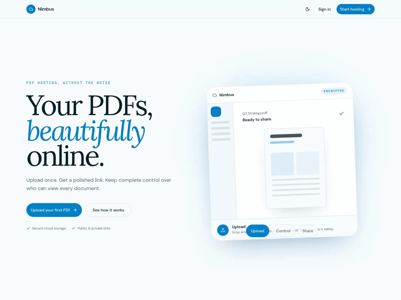 Nimbus PDF Cloud