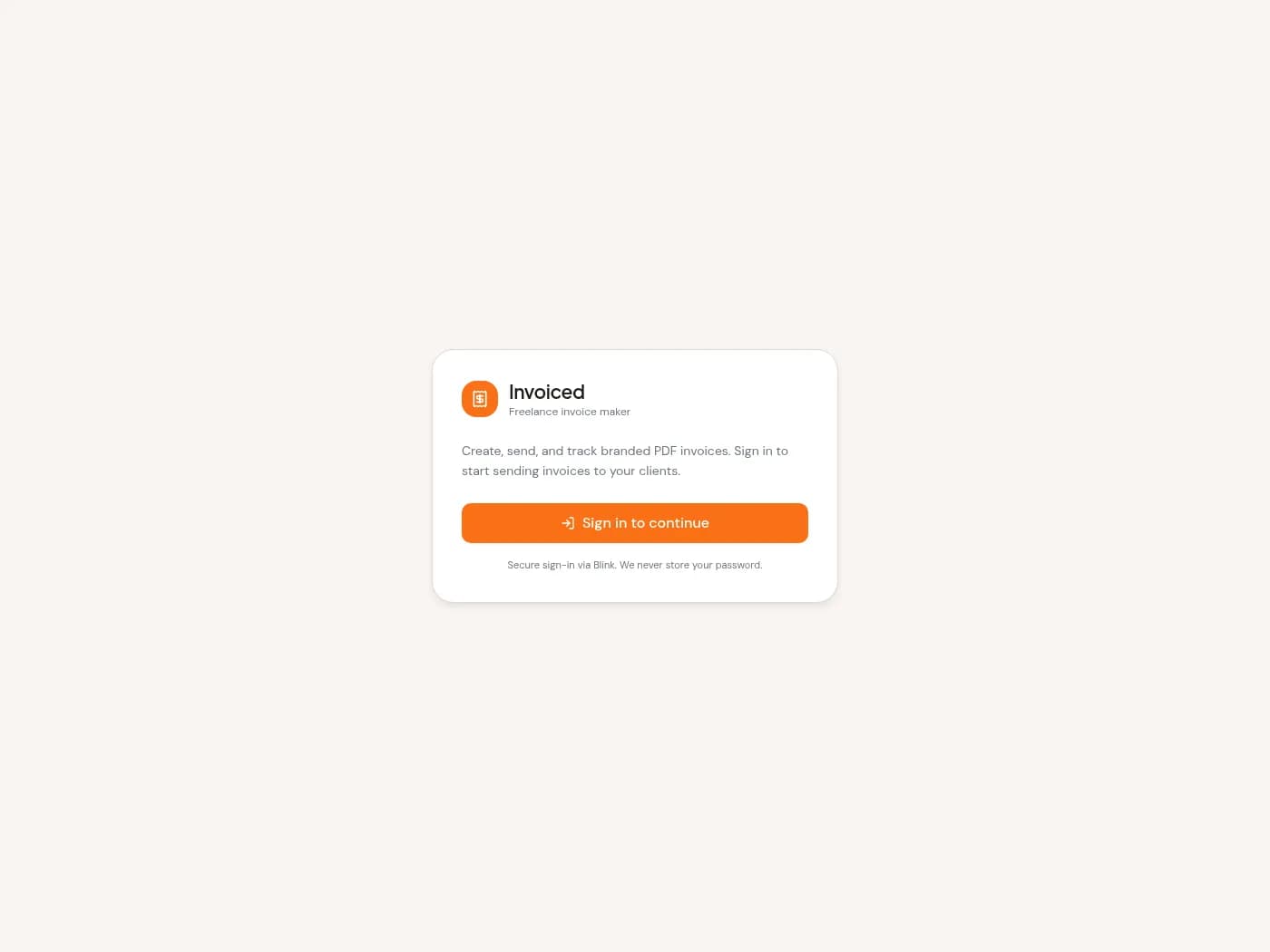Freelance Invoice Maker