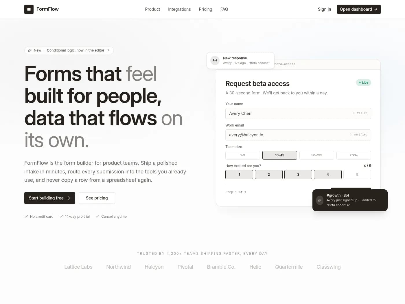 FormFlow SaaS Platform