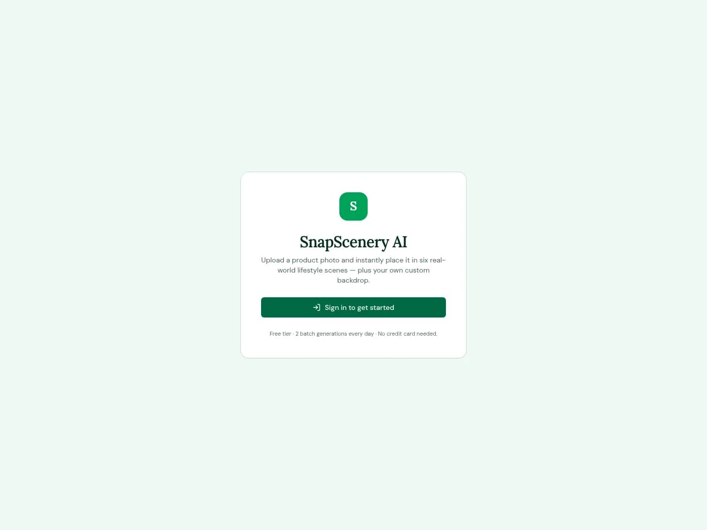 SnapScenery AI