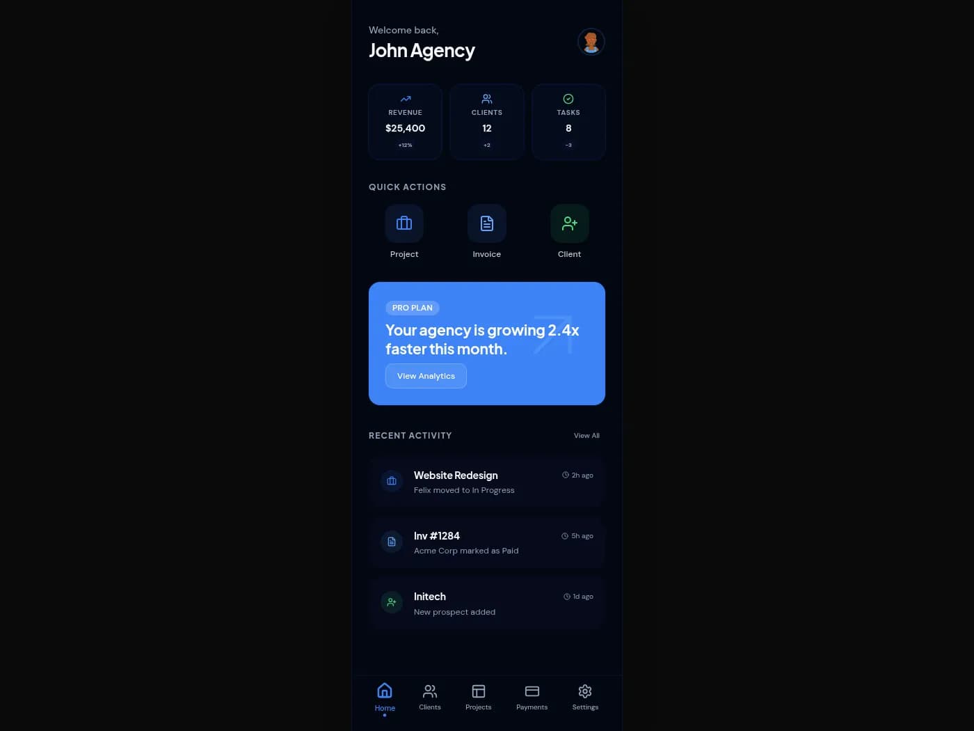 AgencyOS Mobile Suite