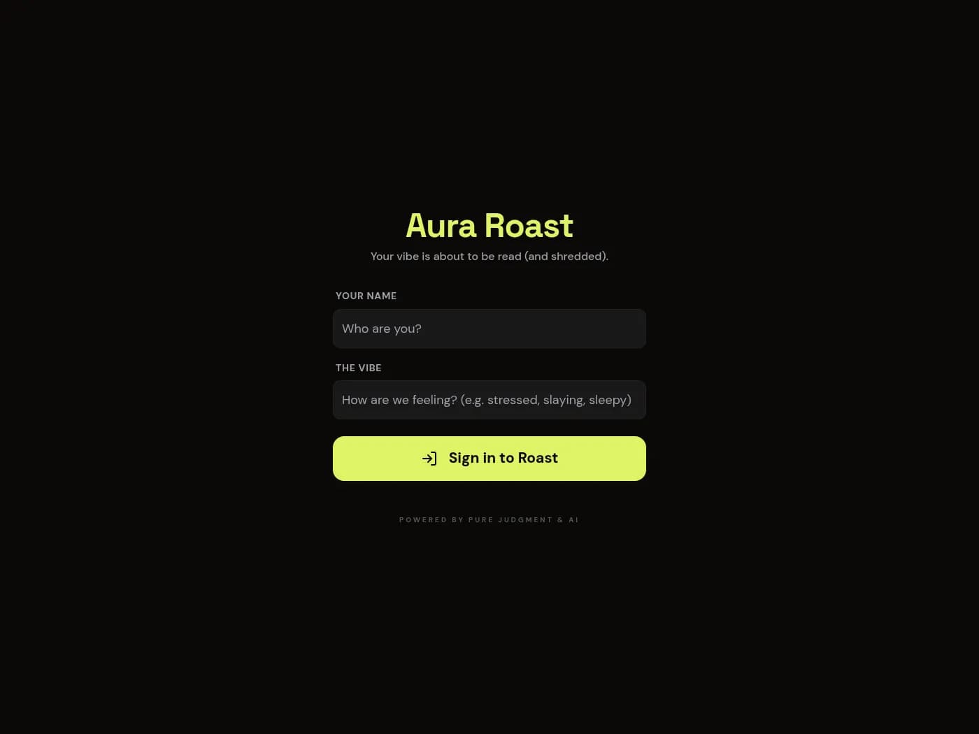 Aura Roast