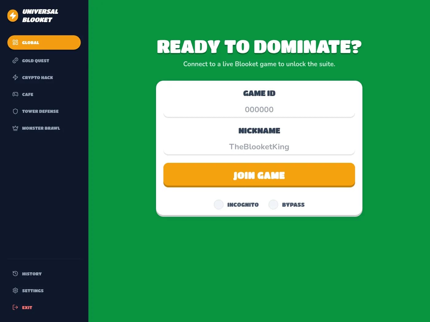 Blooket Game Automation Suite