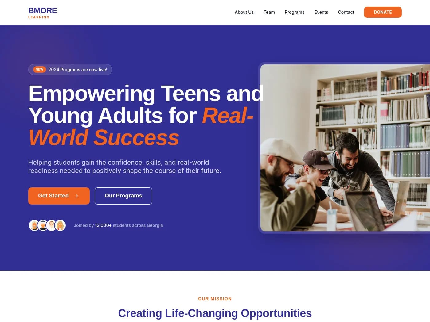 BMore Learning Redesign