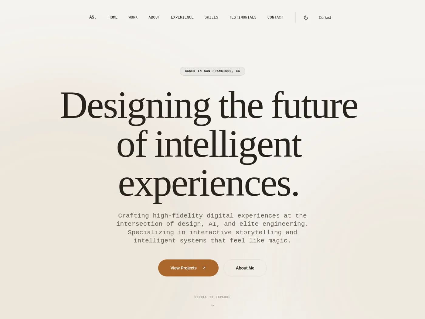 Cinematic Elite Resume Site