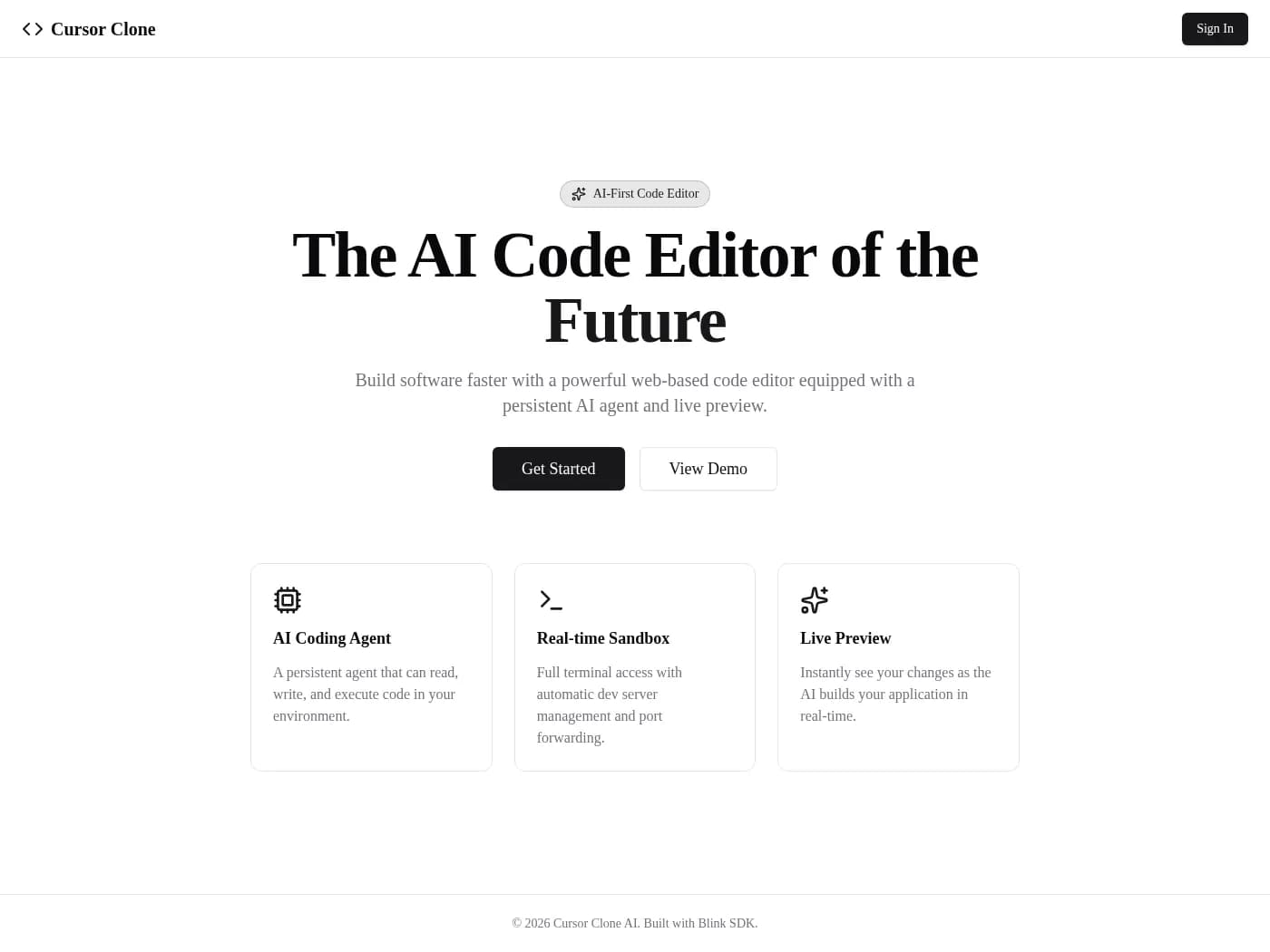 Cursor AI Clone