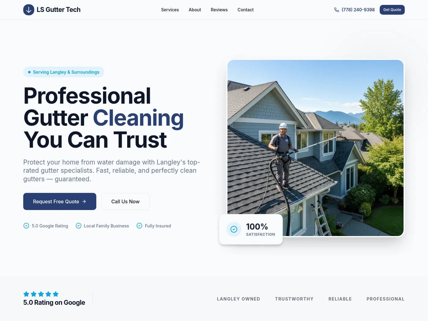 LS Gutter Tech Website