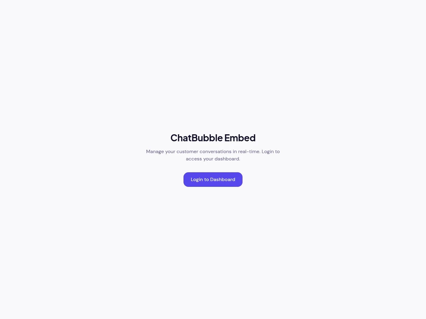 ChatBubble Embed