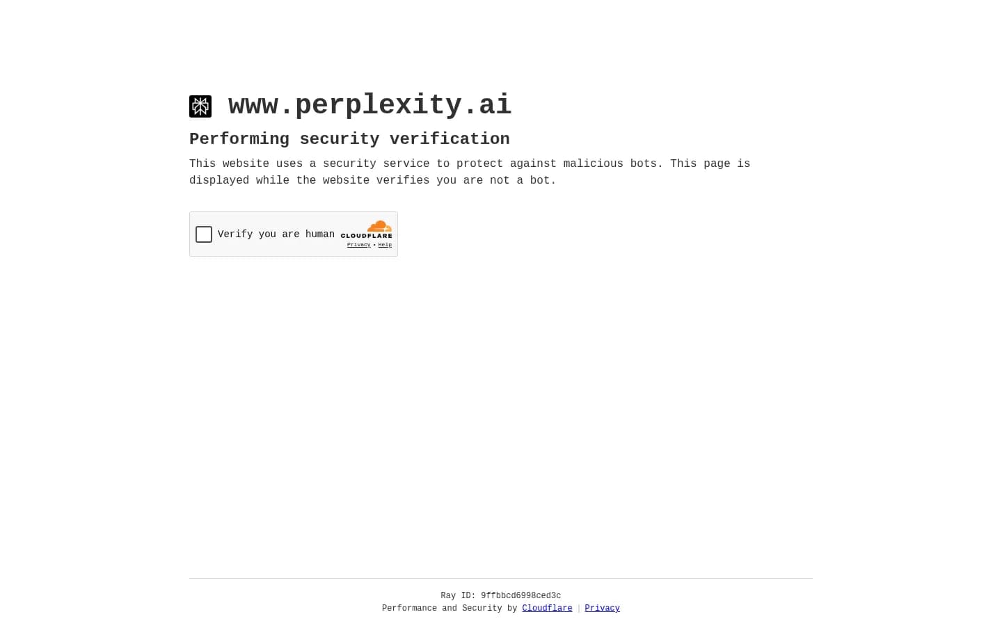 Perplexity landing page — AI-powered search with cited real-time sources