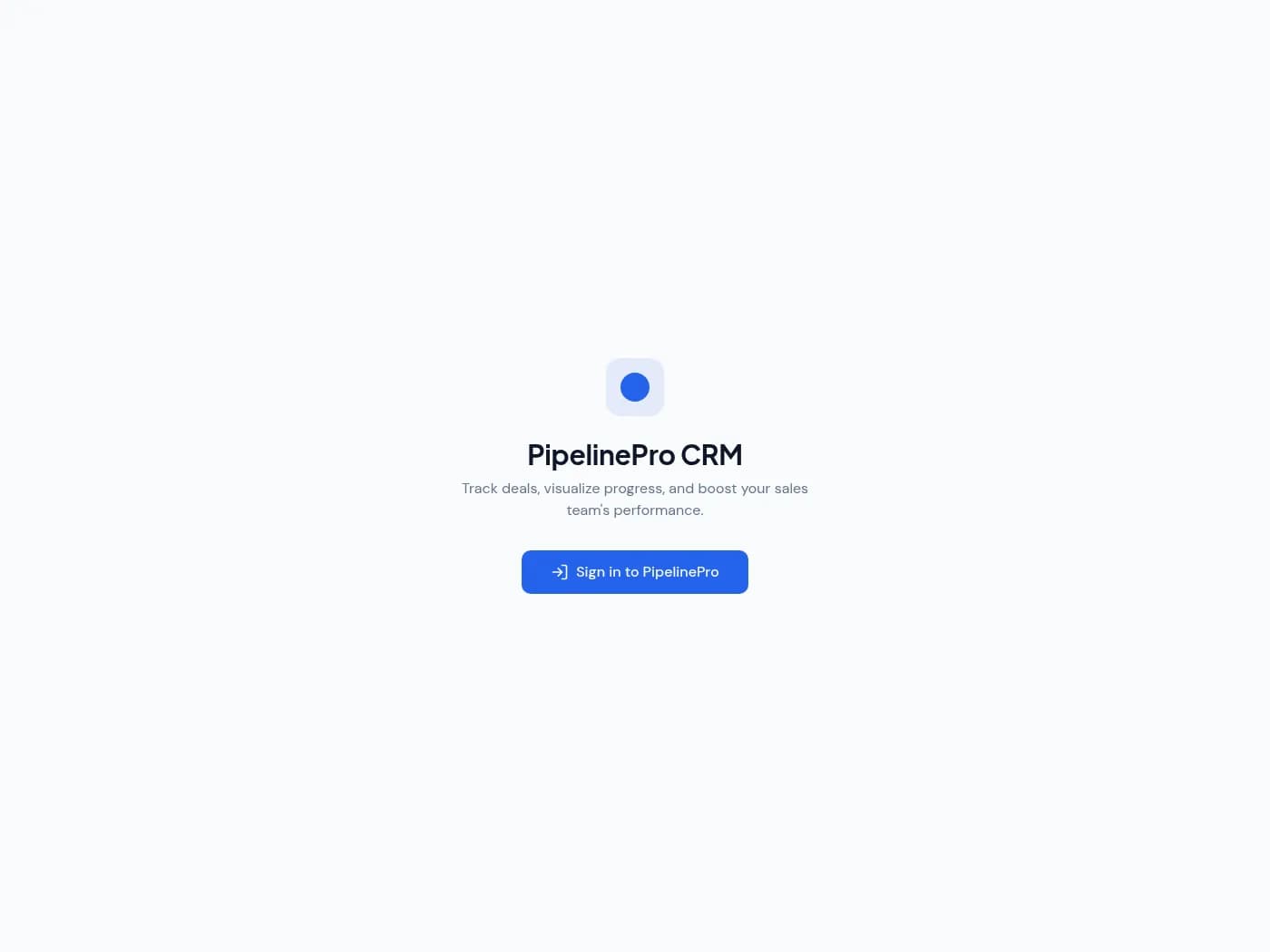 PipelinePro CRM