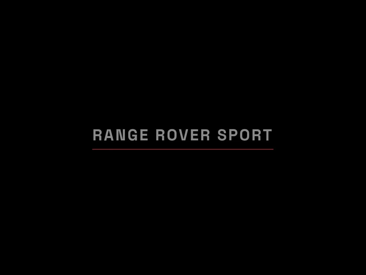 Range Rover Cinematic