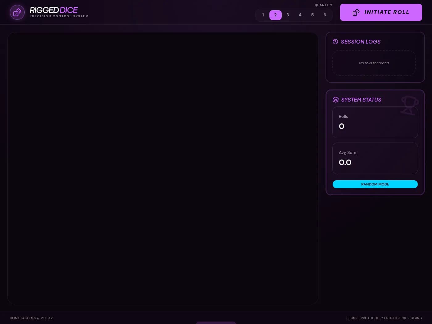 Rigged Dice Roller