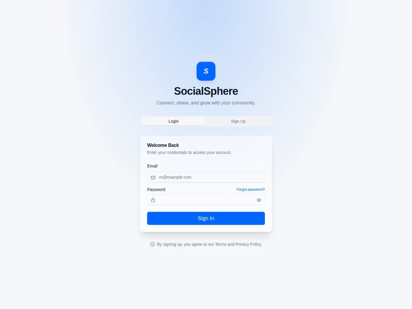 SocialSphere