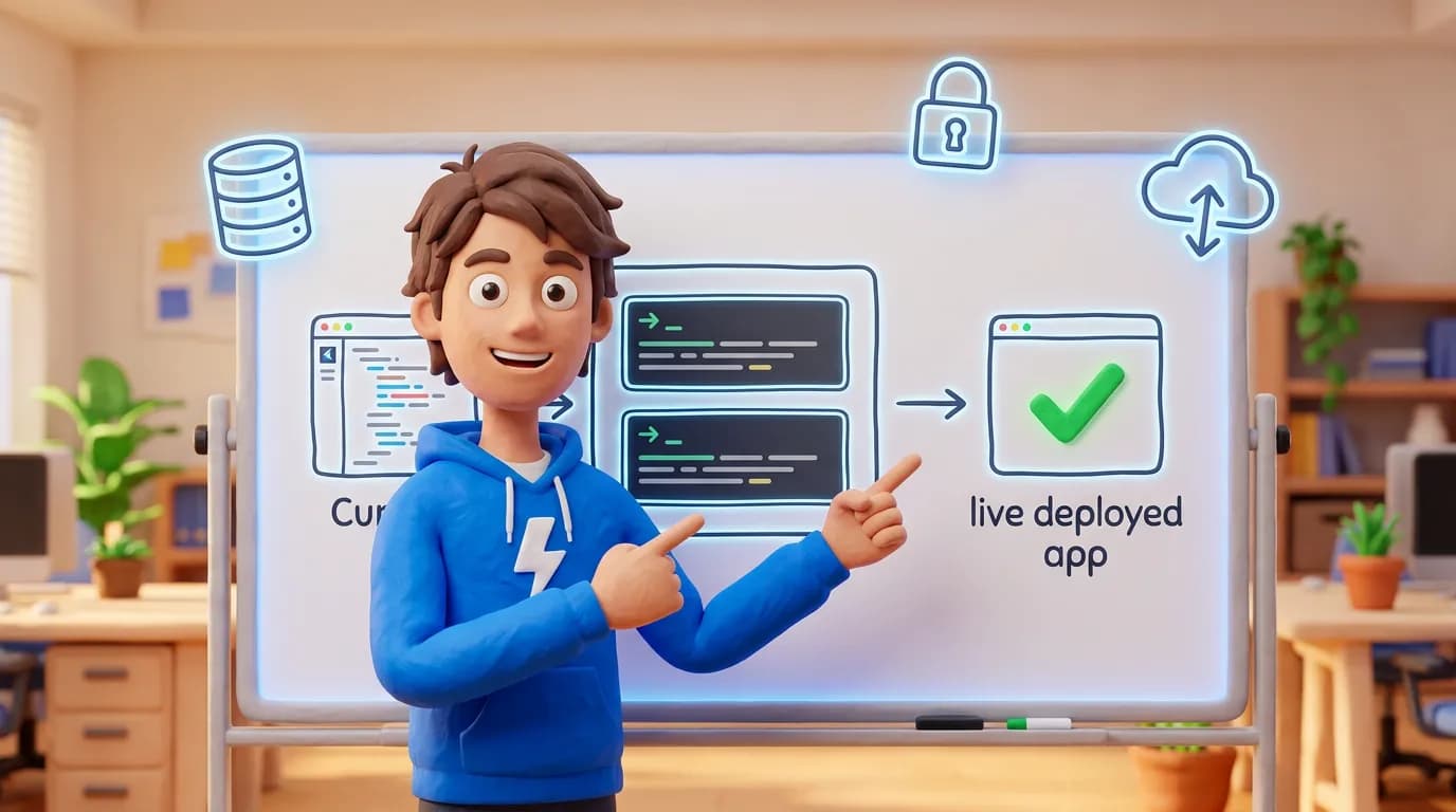 How to Deploy a Cursor or Claude Code App to Production