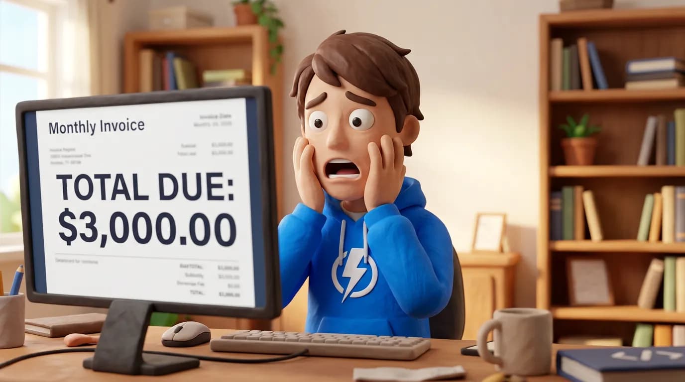 A 10-person team pays $3,000/month for Salesforce Enterprise