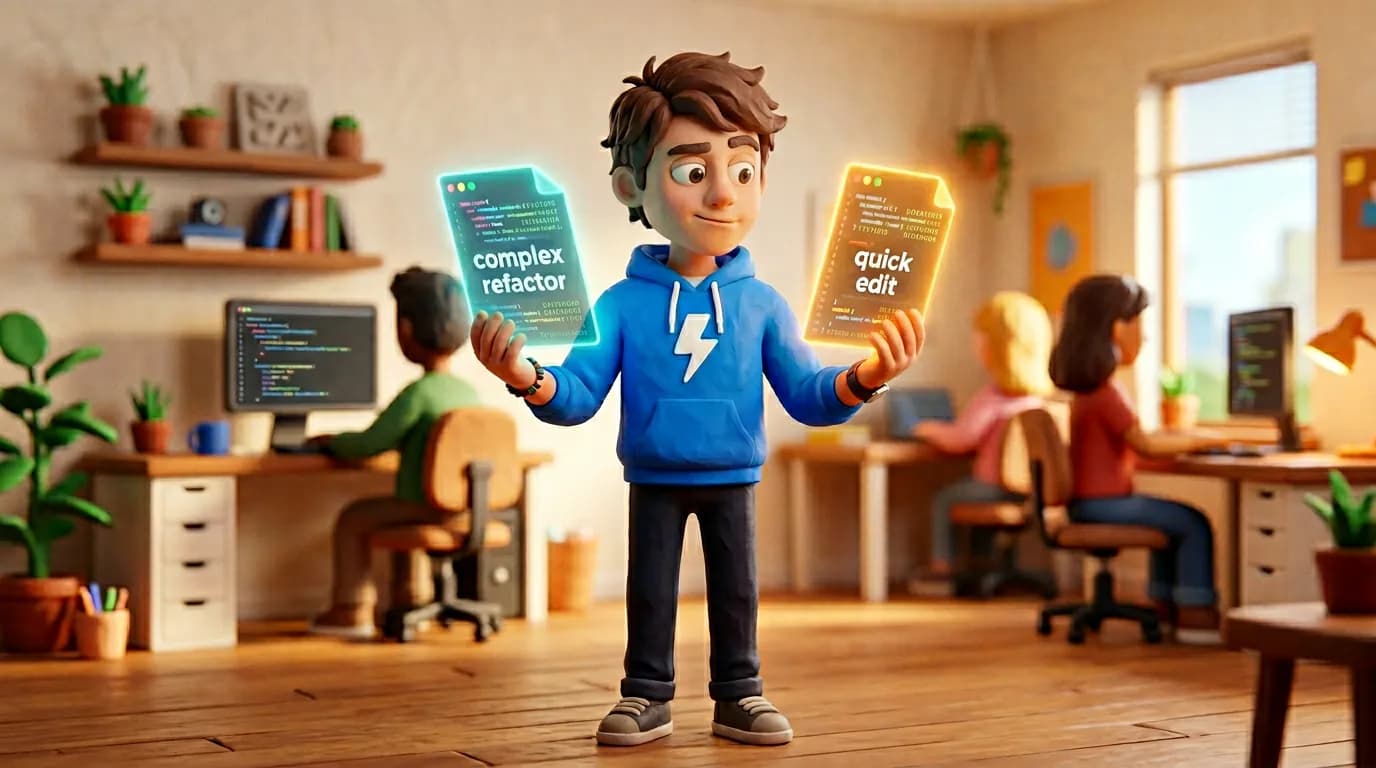 Choosing between Claude Code and Windsurf for different coding task types