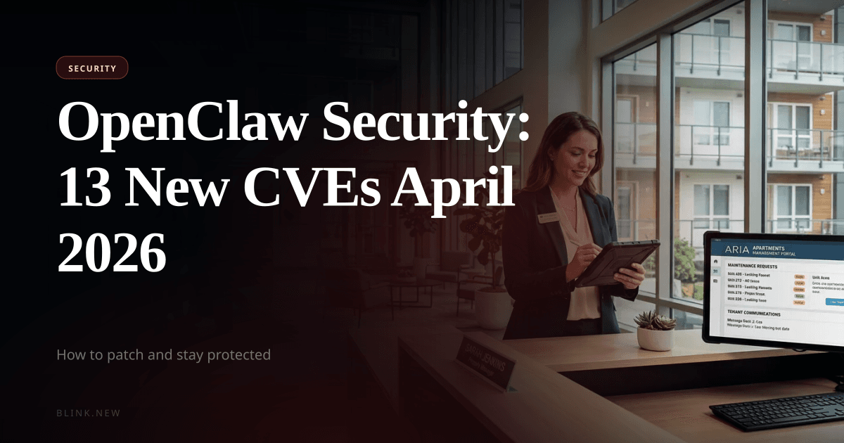 OpenClaw Security Patch Guide: 13 New CVEs Fixed in April 2026