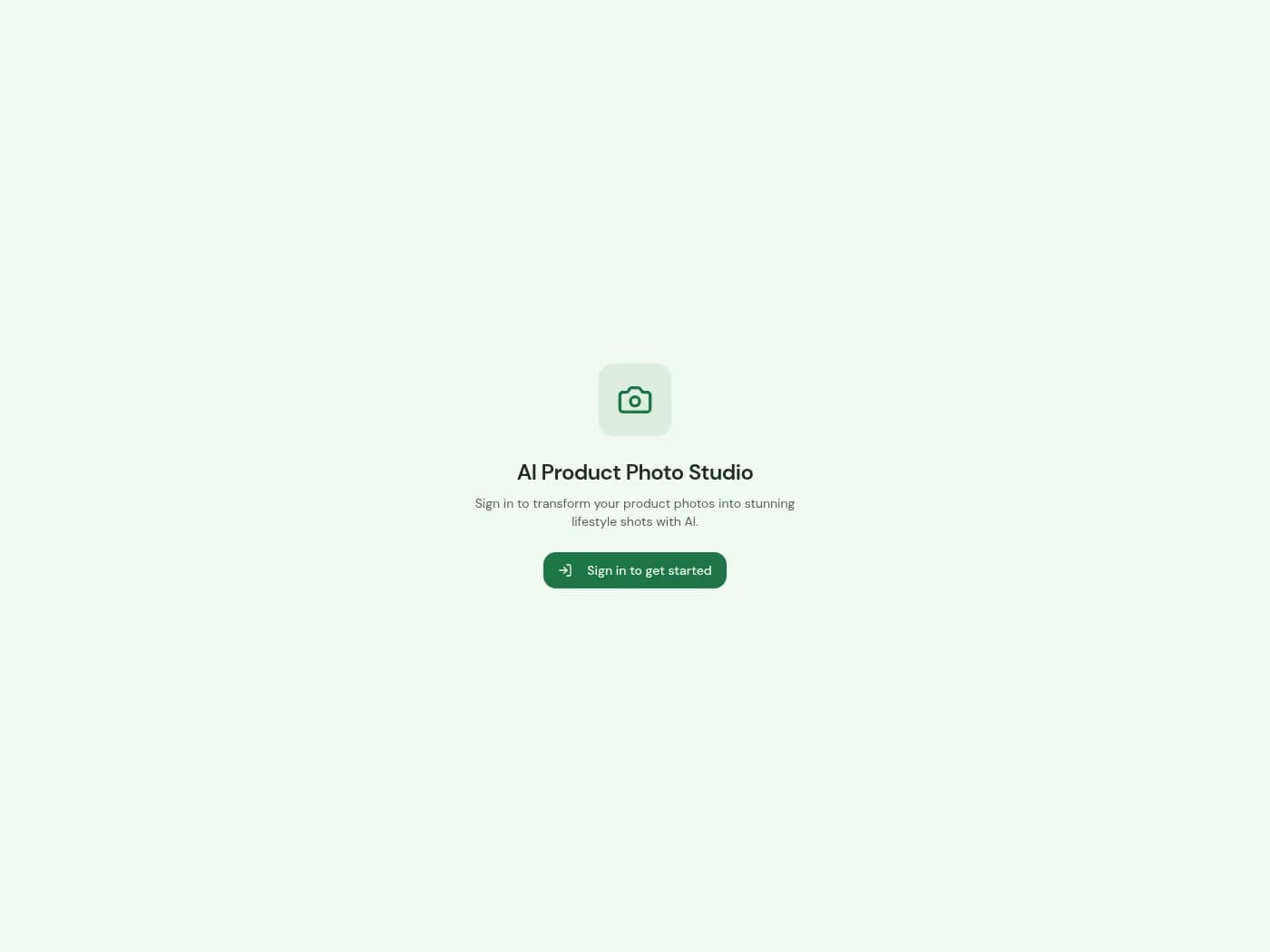 AI Product Photo Studio
