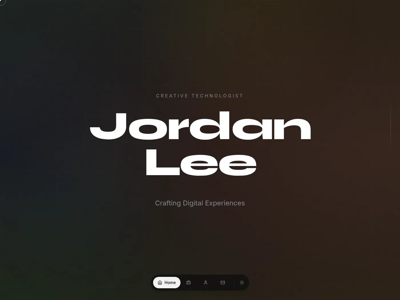 Screenshot of Immersive Scroll Portfolio - Scroll-driven animations for an immersive experience