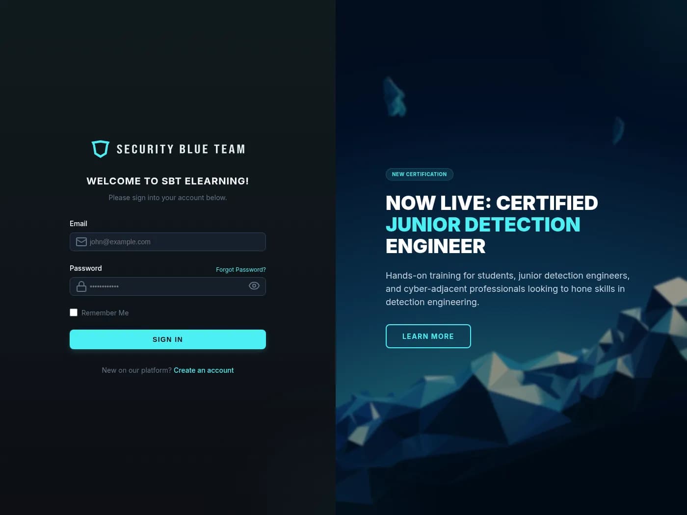 SecureBlue Login Clone